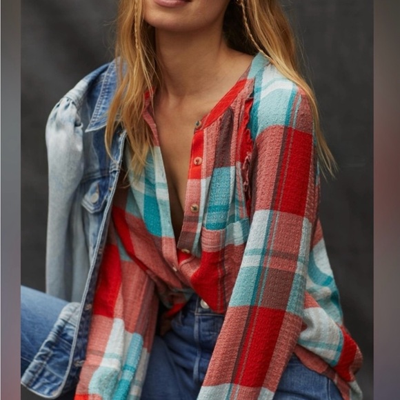 Pilcro | Tops | Pilcro Anthropologie Top Womens Large Boho Cottagecore ...